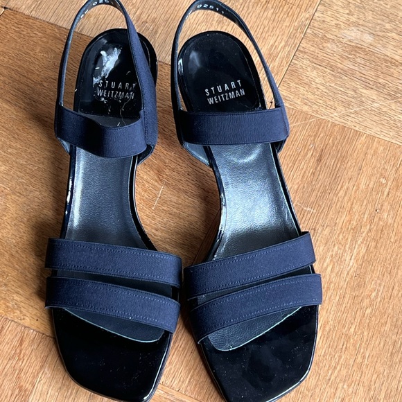 Stuart Weitzman | Shoes | Stuart Weitzman Blue Minimalist Sandals ...